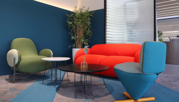 Table basse ronde noire ECLIPSE – Officio Maroc